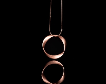 Mobius Strip Necklace Lapis - Etsy
