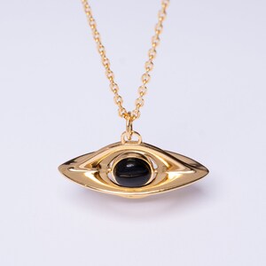 18K Gold-plated Black Hole Necklace, Astronomy Geek Gift - Etsy