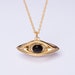 18K Gold-plated Black Hole Necklace, Astronomy Geek Gift - Etsy UK