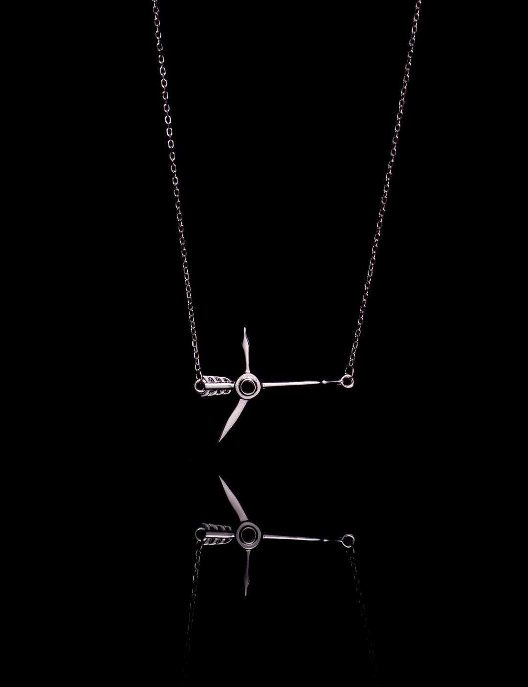 Sterling Silber Pfeil der Zeit Halskette, Anhänger für Physik und ...
