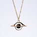 18K Gold-plated Black Hole Necklace, Astronomy Geek Gift - Etsy UK