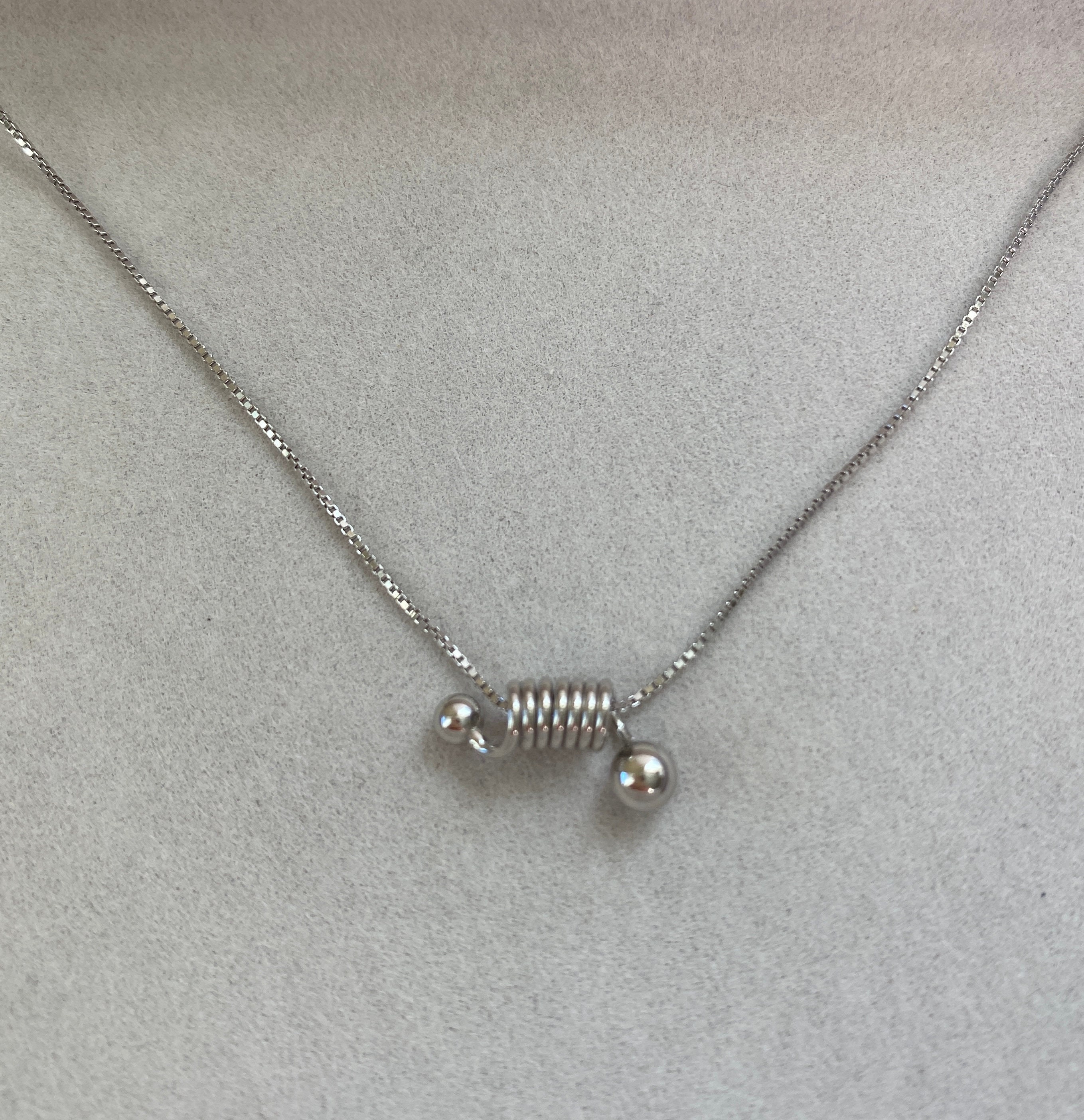 Solenoid Necklace/electromagnetic Necklace/steminist Necklace/gift for ...