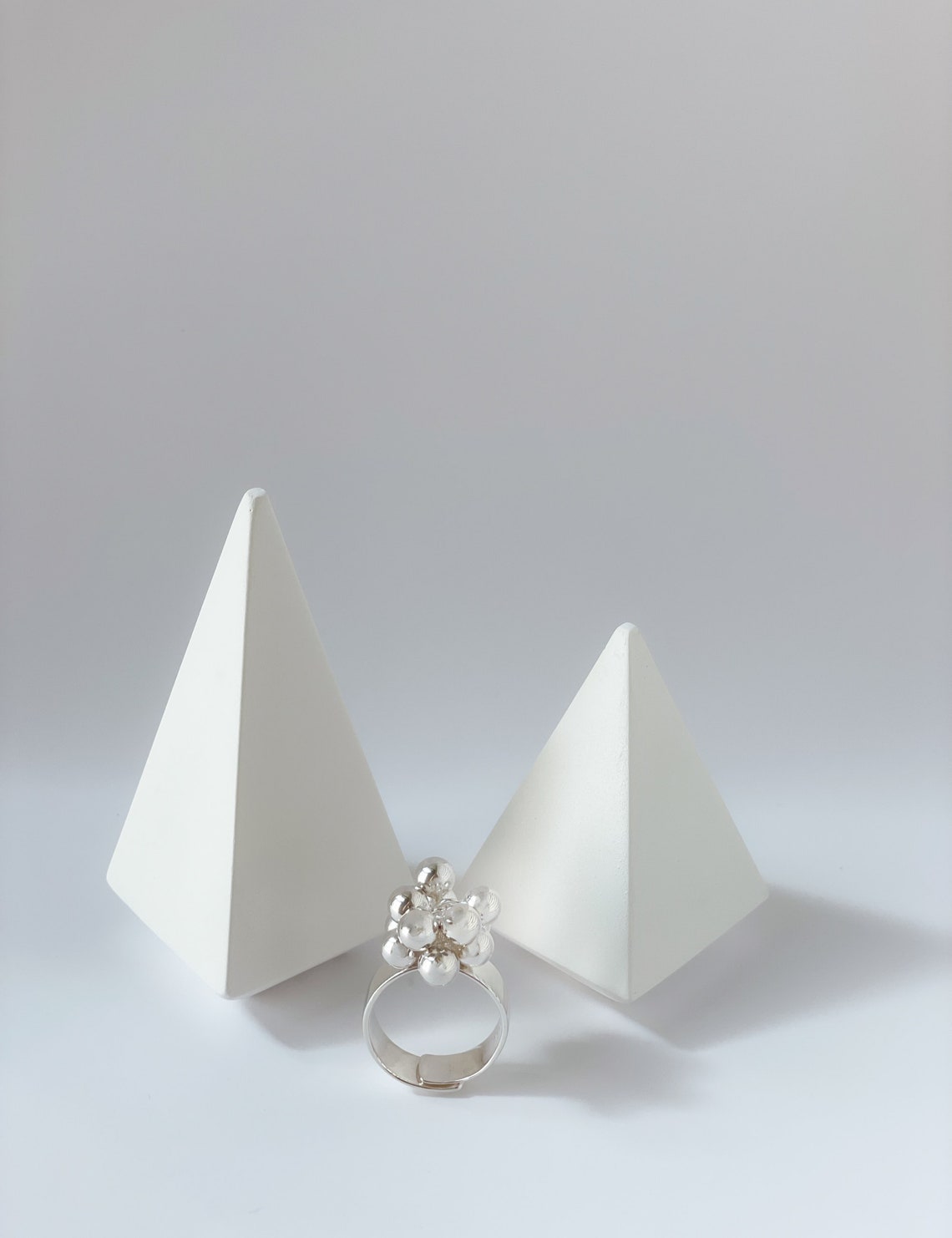 Silver Nucleus Ring/chemistry Ring/science Gift/ Chemistry - Etsy