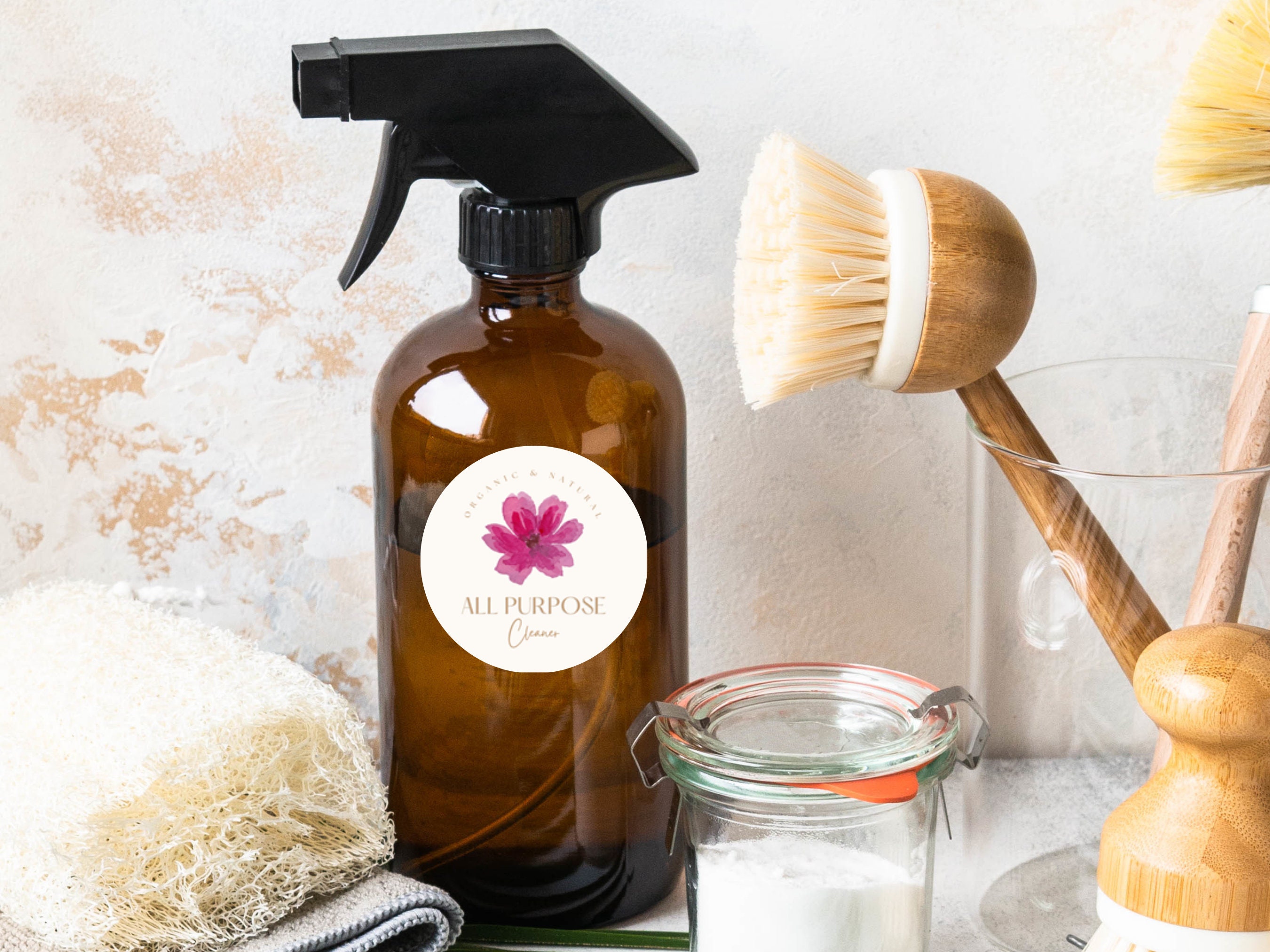 Printable Cleaning Labels for Home Organization, Homemade Cleaning ...