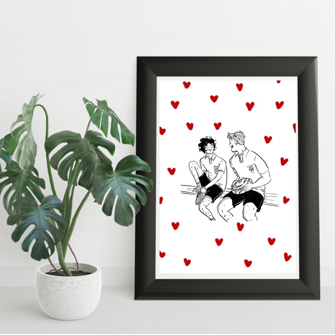 Heartstopper Rugby Nick and Charlie - Etsy