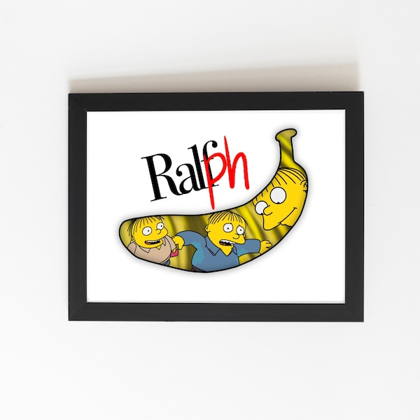 Ralph Wiggum Print - Etsy