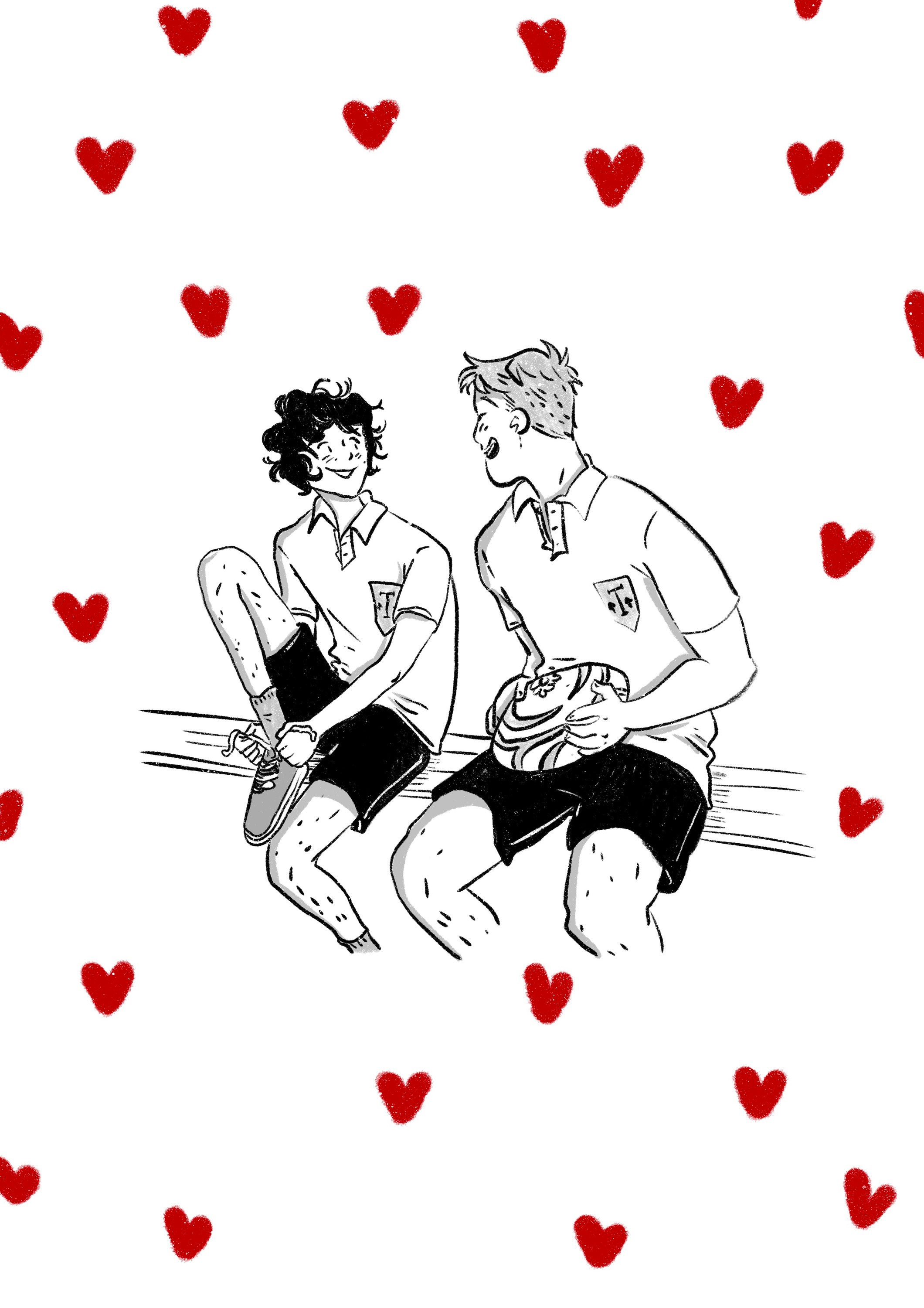 Heartstopper Rugby Nick and Charlie - Etsy UK