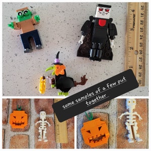 Halloween Building Bricks, Halloween Assorted Character Blocks Favors ...