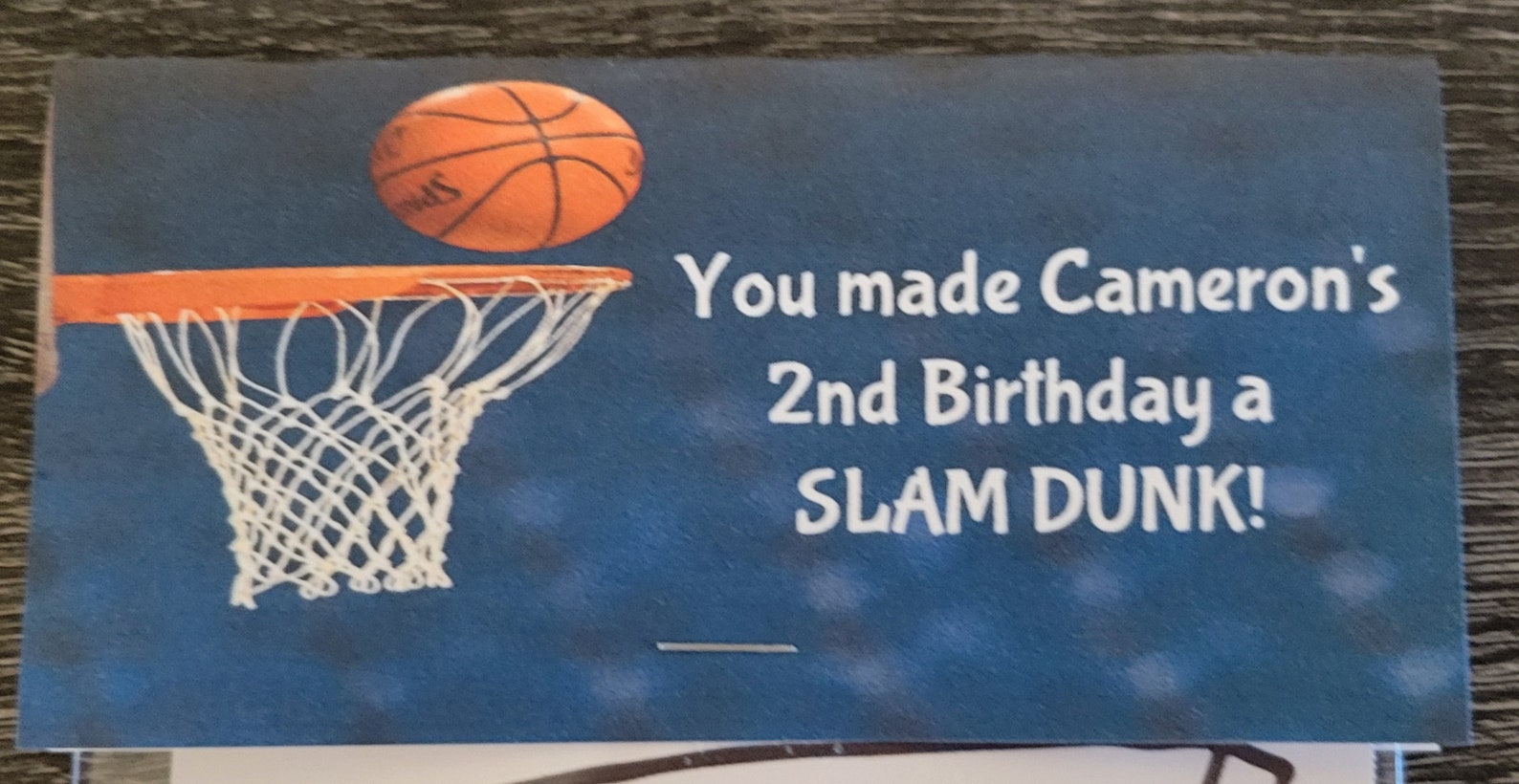 Basketball Theme Party Favor Bags. 1 Bag (1 Child) Includes 8-4x6 Cards ...