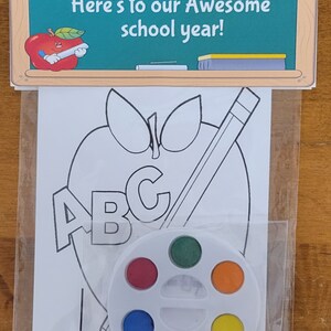 Back to School Crayons Favor Bags. 1 Bag (1 Child) Includes 8-4x6 Cards ...
