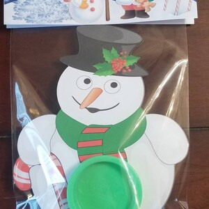 Play-doh Christmas Card Holders, Kids Stocking Stuffer, Christmas ...