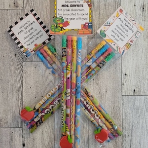 Personalized Back to School Pencil Pack, Classroom Favors or Gifts ...