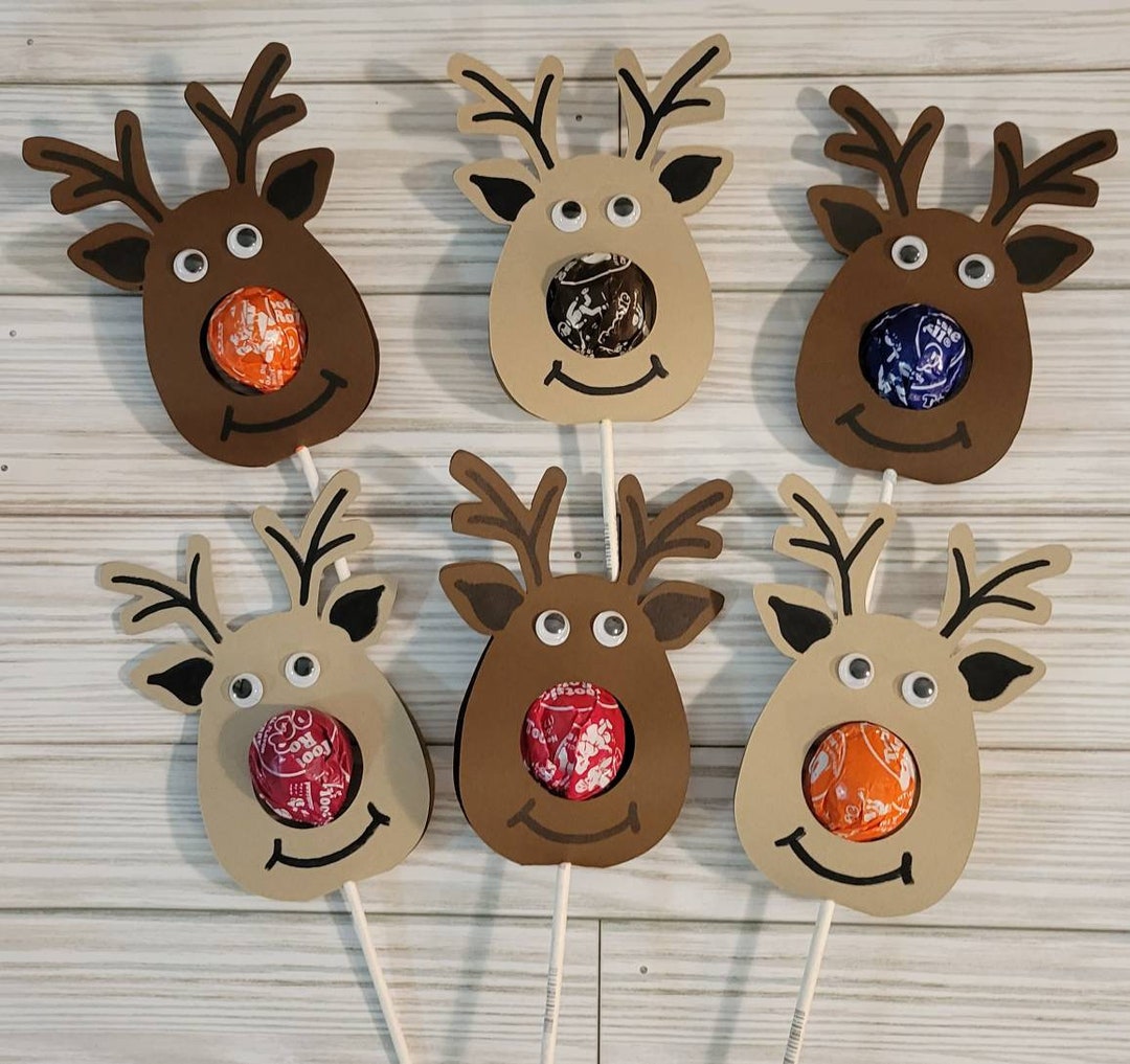 Reindeer Lollipops, Reindeer Tootsie Roll Lollipops, Tootsie Roll ...