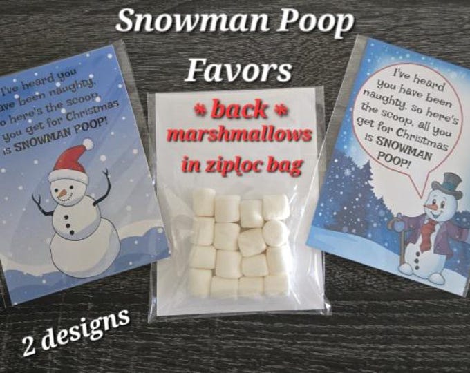 Snowman Poop Stocking Stuffer, Snowman Poop Christmas Stocking Stuffer ...