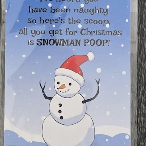 Snowman Poop Stocking Stuffer, Snowman Poop Christmas Stocking Stuffer ...