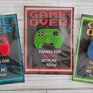 Gamer or Controller Party Favors, Game on Favors, Eraser Game ...