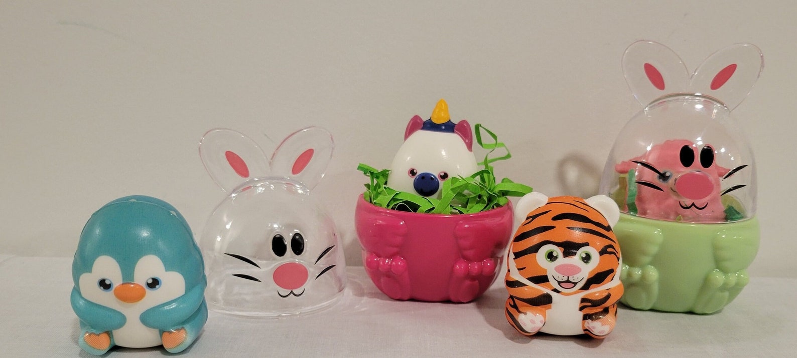 Bunny Easter Egg With Critter Squishy, Easter Basket Filler, Easter ...
