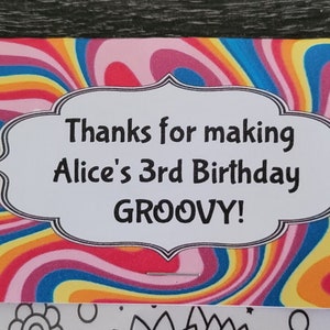 Groovy Hippe Retro Theme Party Favor Bags. 1 Bag (1 Child) Includes 8 ...