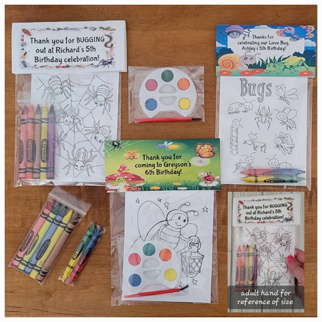 Love Bug(s) or Insect Theme Party Favors. 1 Bag (1 Child) Includes 8 ...