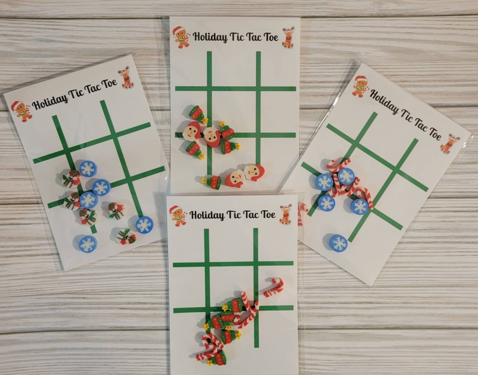 Christmas Tic Tac Toe Favors Kids Stocking Stuffer Non-candy - Etsy