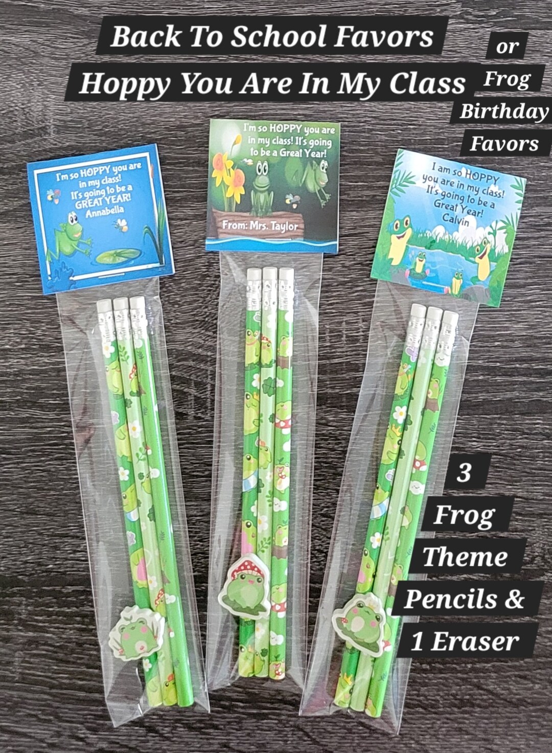 Hoppy to Have You in My Class Favors, Personalized Back to School ...