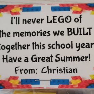 End of the School Year Classroom Gifts, Last Day of School Class Gift ...