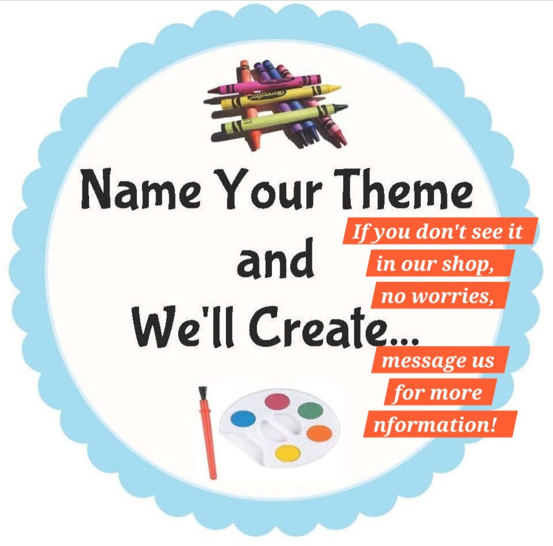 Name Your THEME and We'll CREATE. Customize Favors for Any Theme OR ...