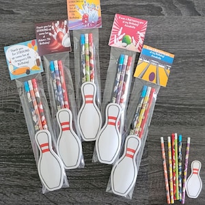 Bowling Theme Party Favor, Bowling Party, 1 Favor Has 3 Assorted ...