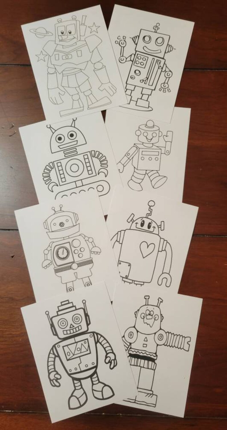 Robot Theme Party Favor Bags. 1 Bag 1 Child Includes 8-4x6 - Etsy