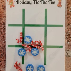 Christmas Tic Tac Toe Favors Kids Stocking Stuffer Non-candy - Etsy