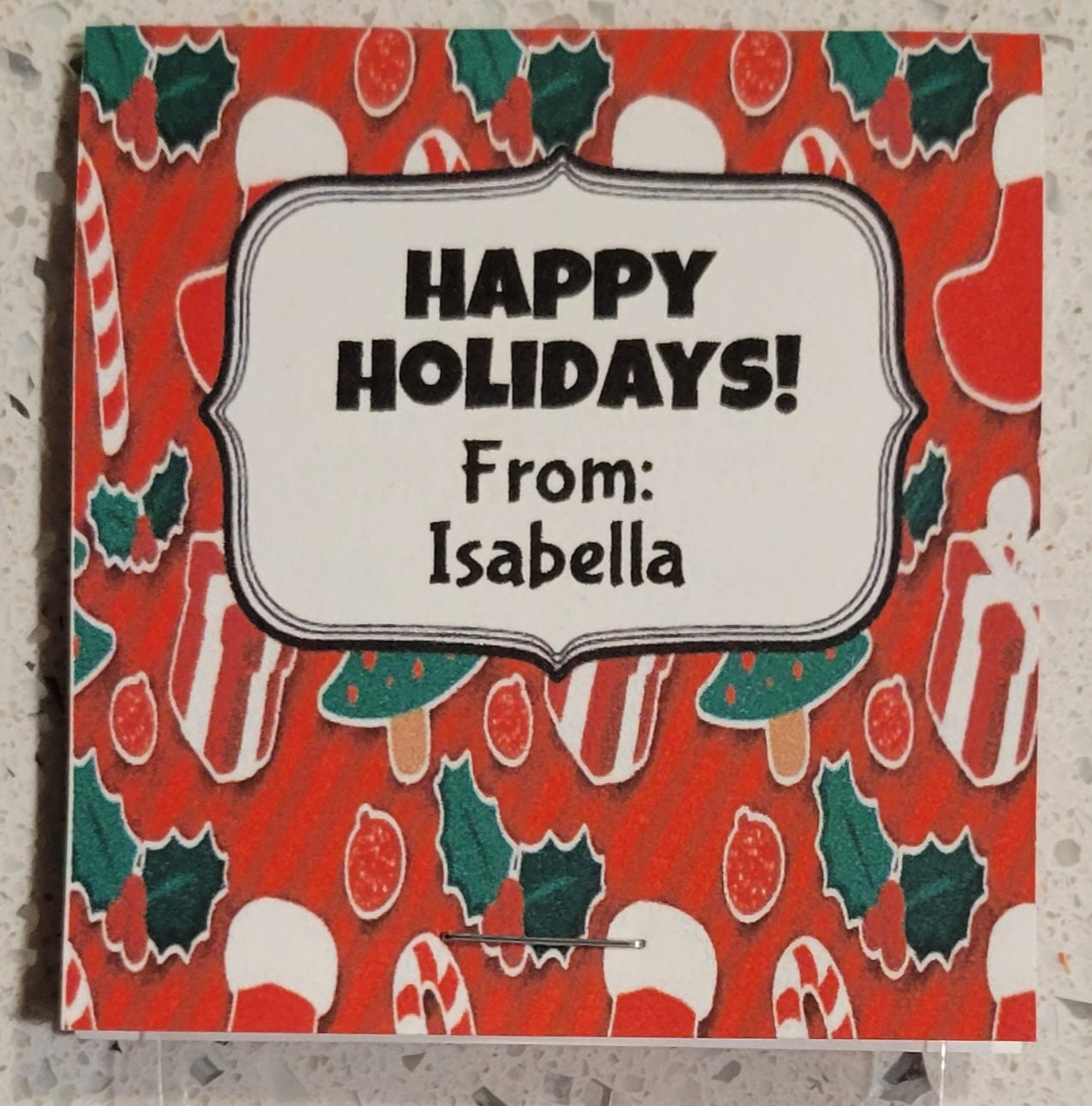 Christmas / Holiday Theme Pencils With Erasers - Etsy