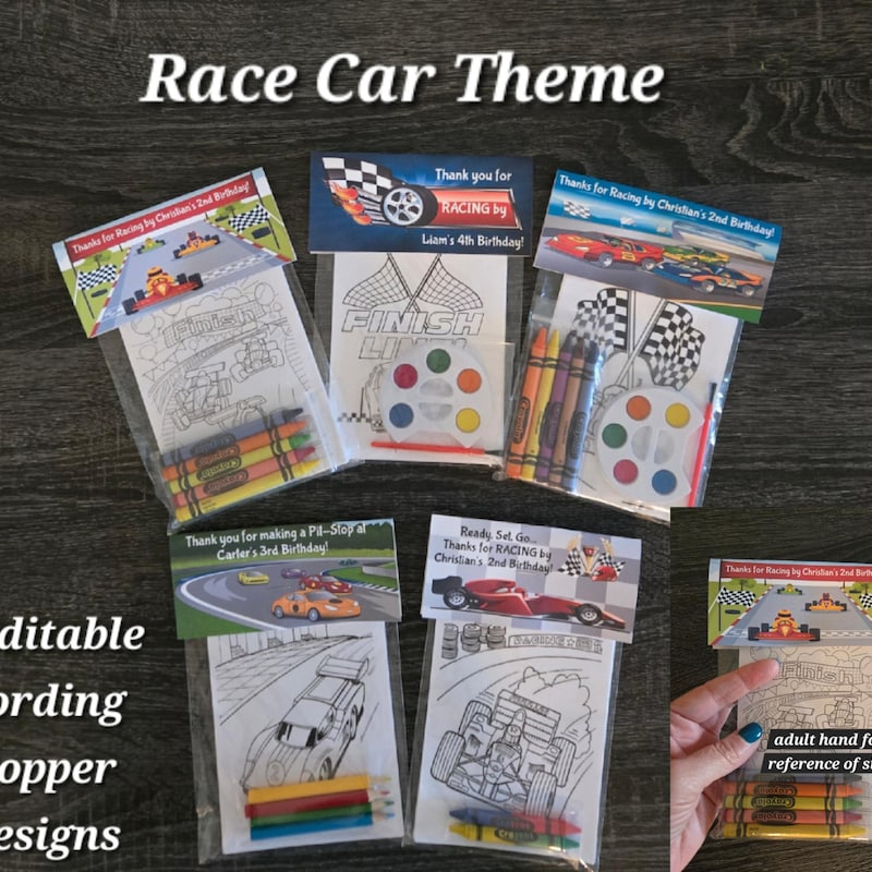 Race Car Favors - Etsy
