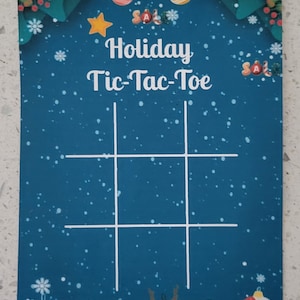 Christmas Tic Tac Toe Favors, Kids Stocking Stuffer, Non-candy Stocking ...