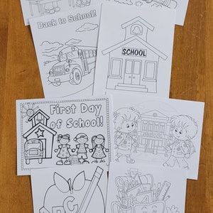 Back to School Crayons Favor Bags. 1 Bag (1 Child) Includes 8-4x6 Cards ...