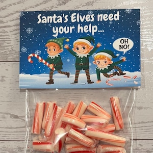 Candy Cane Puzzle, Candy Cane Stocking Stuffer, Christmas Stocking ...