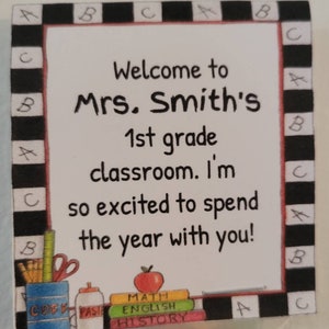 Personalized Back to School Pencil Pack, Classroom Favors or Gifts ...