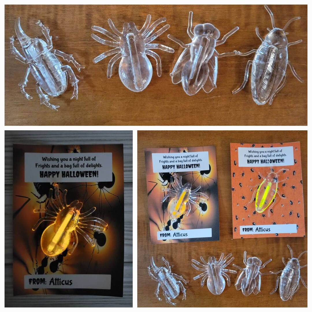 Kids Halloween Glow Critters Party Favors, Halloween Party Favors, 1 ...