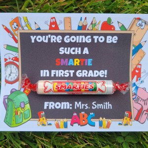 Back to School Smartie Favor Bags, Back to School Favors - Etsy