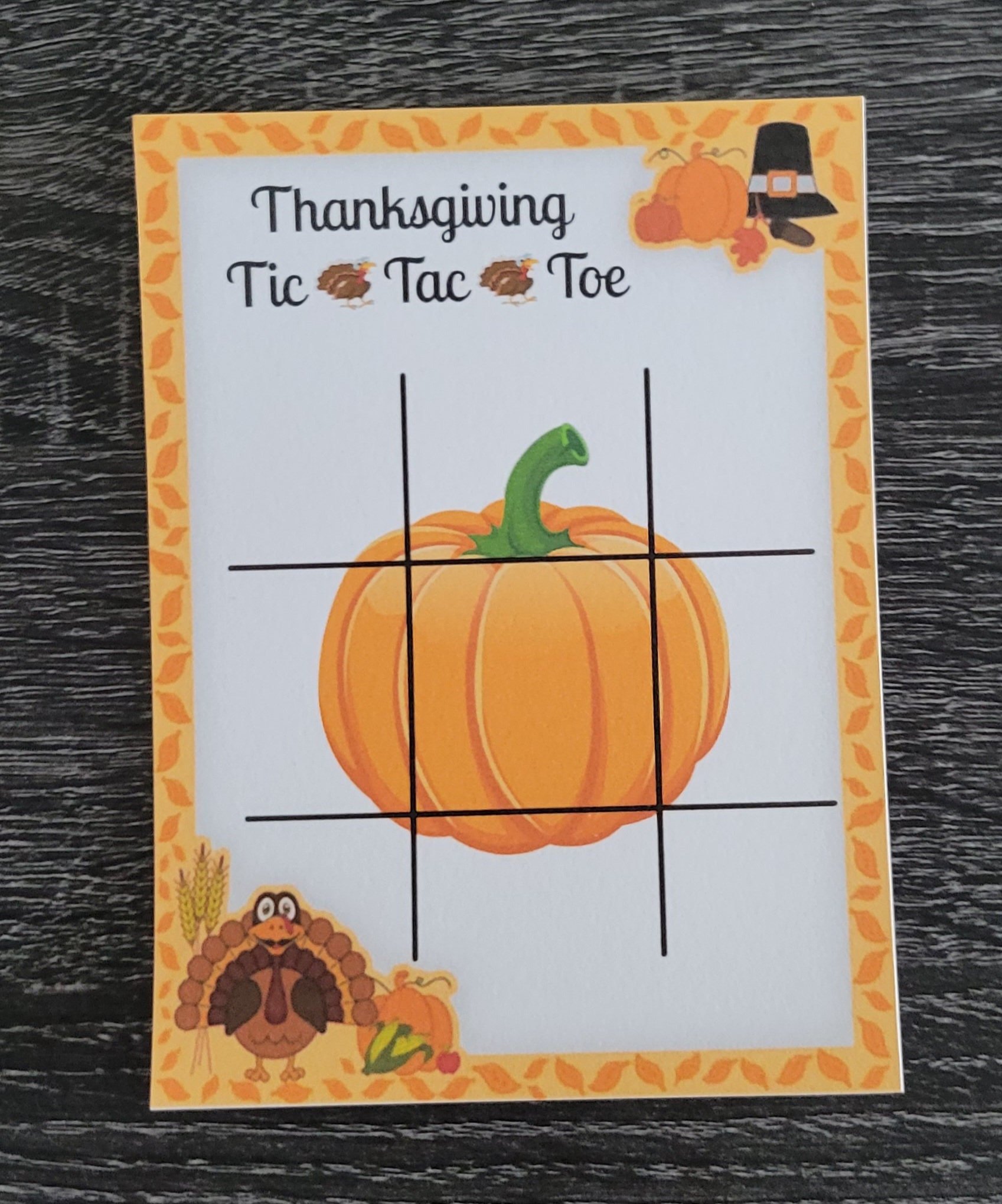 Thanksgiving Tic Tac Toe Game Favors, Thanksgiving Favors - Etsy