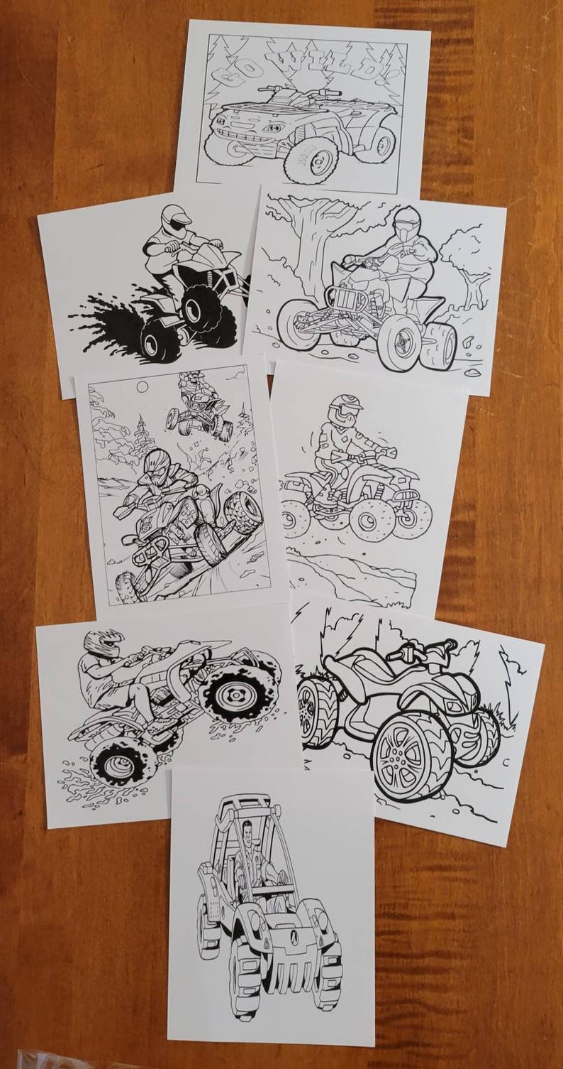 ATV or 4-wheeler Theme Party Favor Bags. 1 Bag 1 Child - Etsy