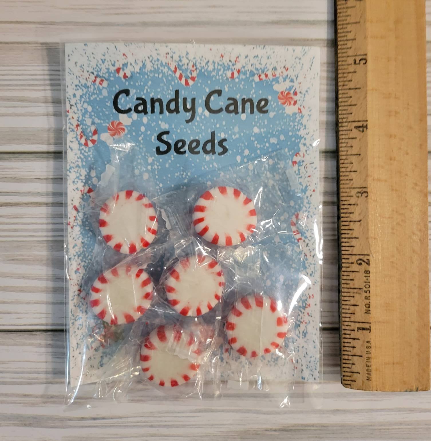 Candy Cane Seeds, Candy Cane Stocking Stuffer, Christmas Stocking ...