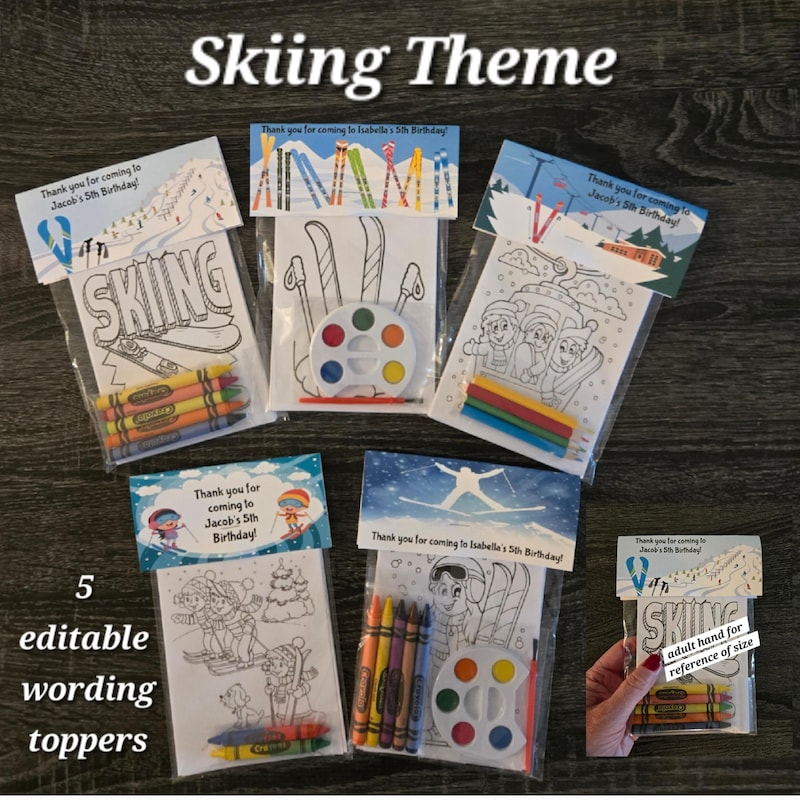 Ski Party Favors Boxes - Etsy