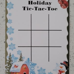 Christmas Tic Tac Toe Favors, Kids Stocking Stuffer, Non-candy Stocking ...