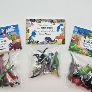Valentine Dinosaur Party Favors, Valentine Dinosaur, Dino-mite ...