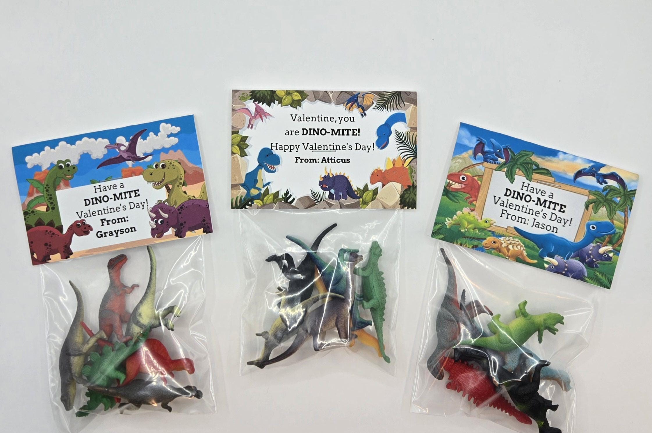Valentine Dinosaur Party Favors, Valentine Dinosaur, Dino-mite ...