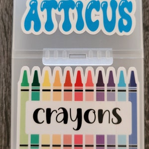 Personalized 24 Count Crayon Box, Crayon Box, Back to School Gift ...