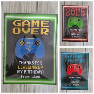 Gamer or Controller Party Favors, Game on Favors, Eraser Game ...