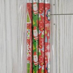 Kids Holiday or Christmas Pencil Party Favors, Personalized Holiday ...