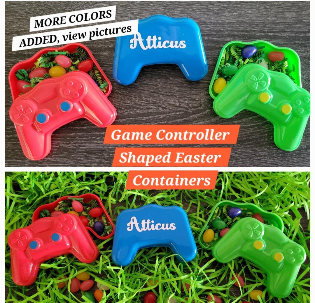 Personalized Game Controller Easter Egg Containers, Easter Basket ...