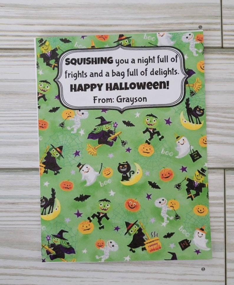Squishy Halloween Favors, Kids Halloween Gift, Non-candy Halloween ...